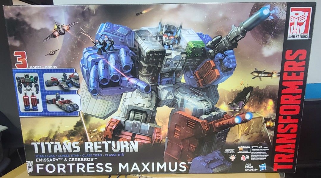 Hasbro Transformers Titans Return Fortress Maximus BIB with Master ...
