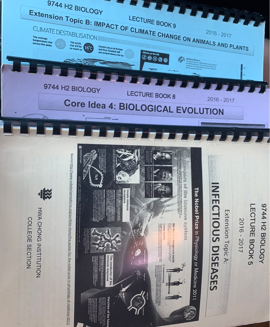 HCI H2 Bio Lecture Books, Hobbies & Toys, Books & Magazines, Assessment ...