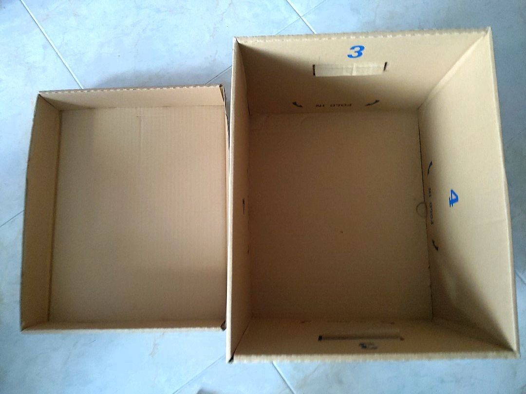 Heavy Duty 15 KG Carton Boxes With Lifting Slot & Cover, Size : L = 16 ...