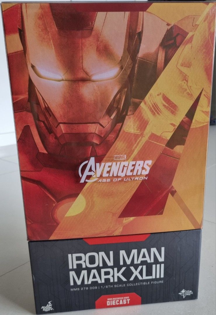 Hot Toys Iron Man Mk 43 Age of Ultron (Diecast), Hobbies & Toys, Toys & Games on Carousell