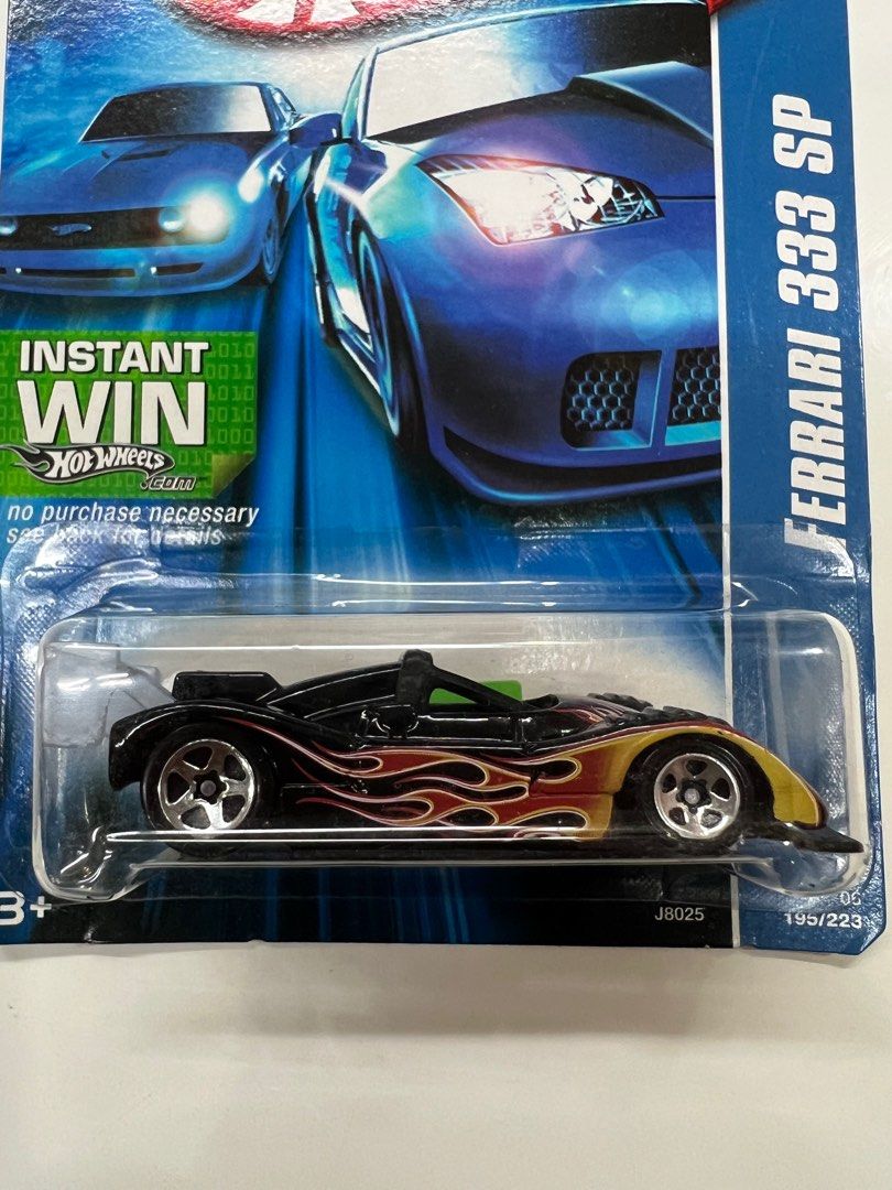 Hotwheels Ferrari 333 SP (Black), Hobbies & Toys, Toys & Games on Carousell