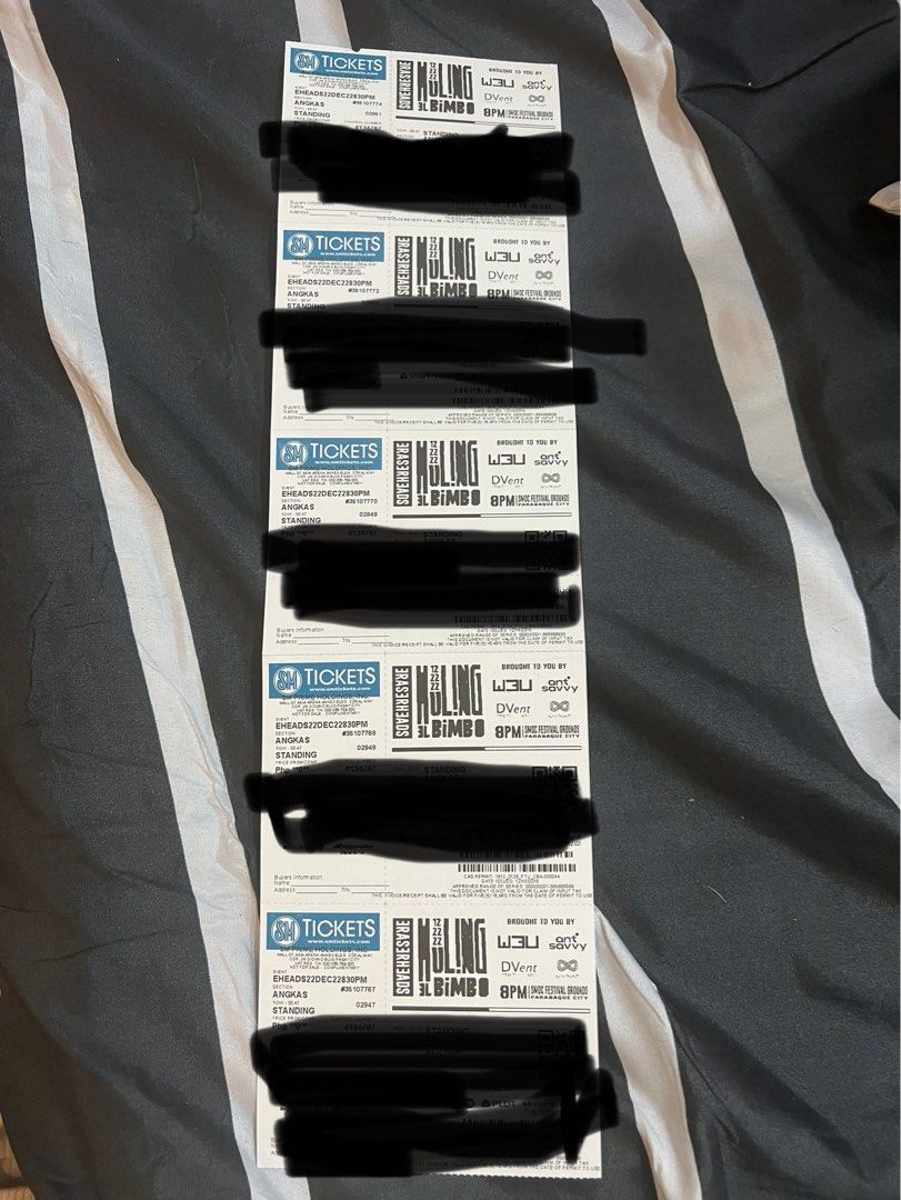 Eraserheads Huling El Bimbo Gen Ad Tickets(angkas section), Tickets & Vouchers, Event Tickets on ...