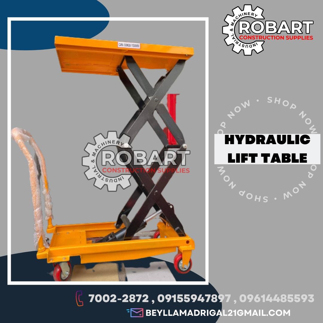Hydraulic Lifting Table, Commercial & Industrial, Construction Tools ...