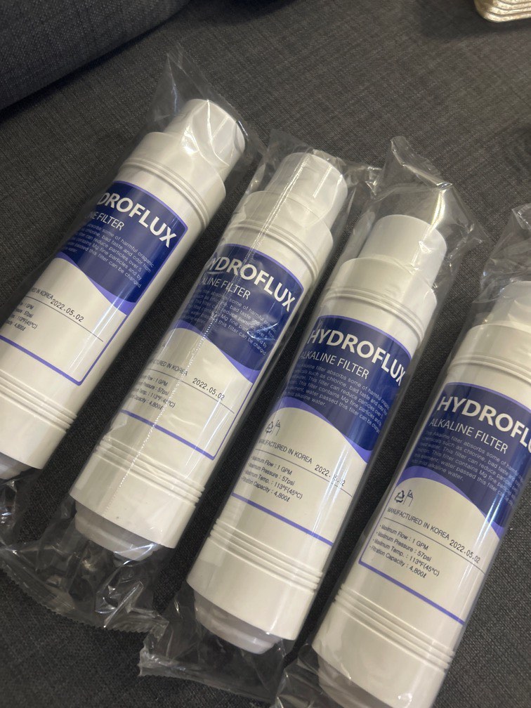 Hydroflux Alkaline Filters x4, TV & Home Appliances, Kitchen Appliances ...
