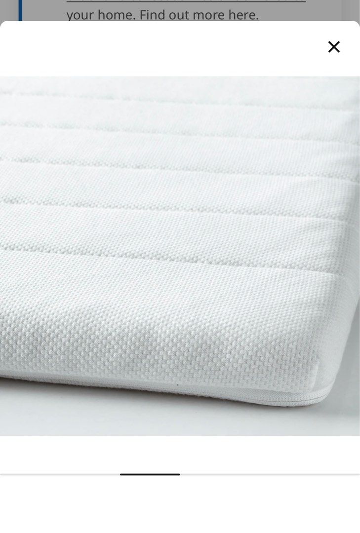 Ikea single mattress pad 90*200 , Furniture & Home Living, Furniture ...