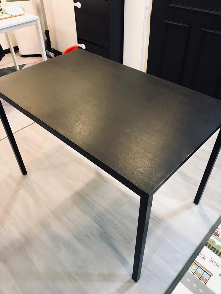IKEA Tarendo Black Table black, 43 1/4x26 3/8 " (110x67 cm), Furniture ...