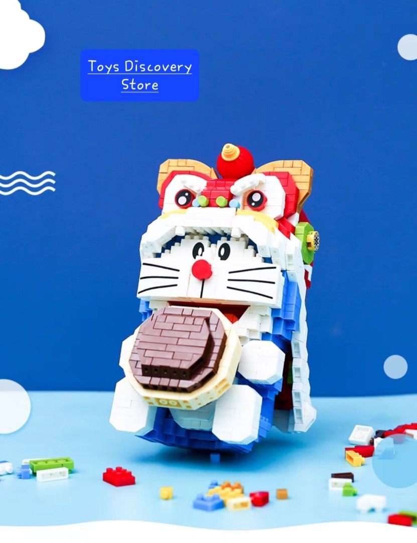 [INSTOCK NOW] CNY Lion Dance Doraemon, Everything Else on Carousell