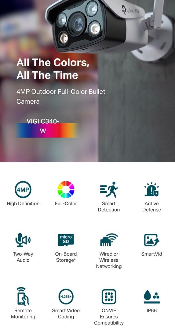 IP Camera - TPLink VIGI C340-W & VIGI C440-W, Computers & Tech, Office & Business Technology on ...