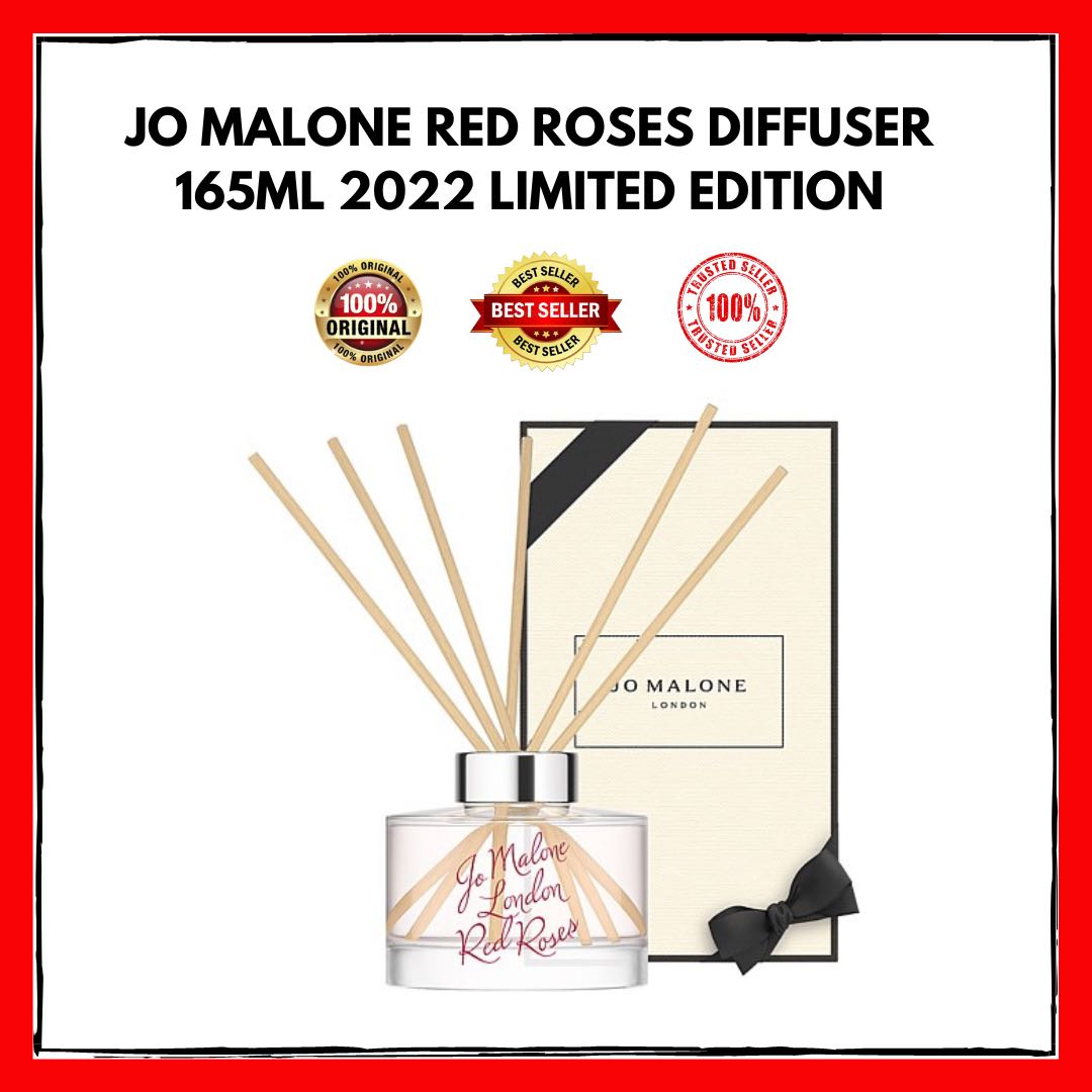 JO MALONE RED ROSES DIFFUSER 165ML 2022 LIMITED EDITION, Furniture & Home Living, Home Fragrance ...