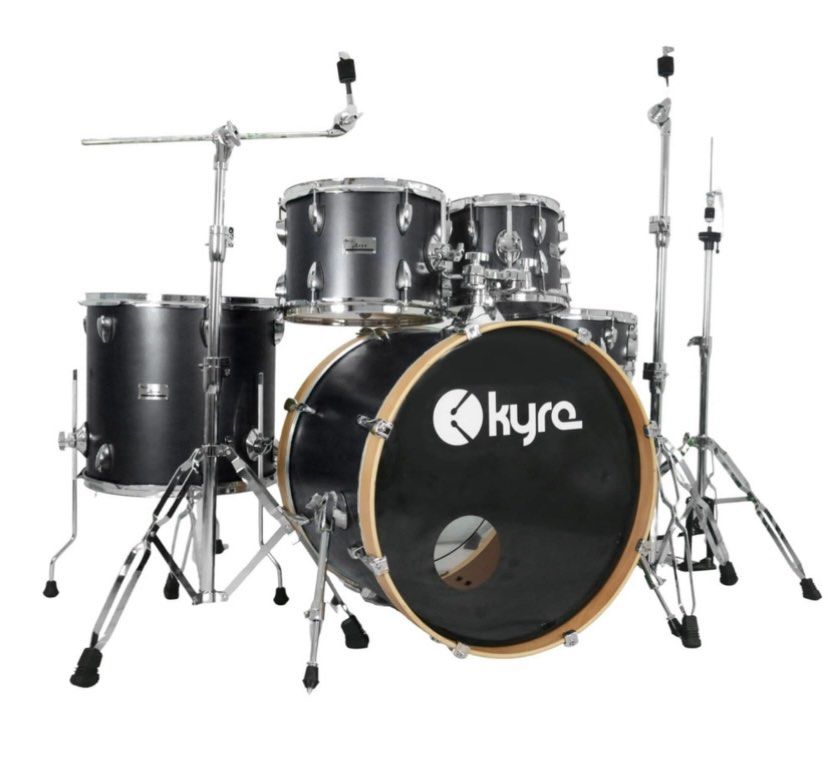 JUAL DRUM AKUSTIK KYRE ARES 5 PCS DRUM SET, Music & Media, Instruments ...