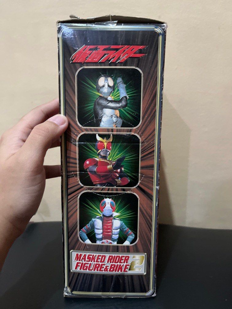 Kamen Rider Masked Rider 2 Figure & Bike 2000 vintage toy collectible ...