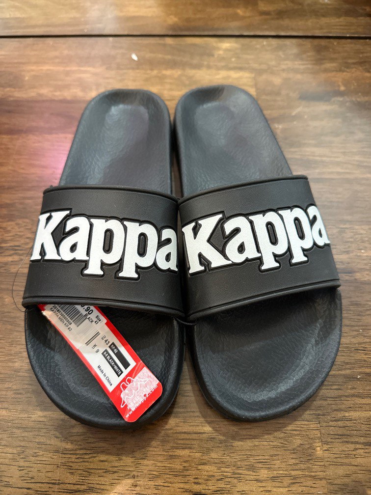 Kappa Slides, Men's Fashion, Footwear, Flipflops and Slides on Carousell