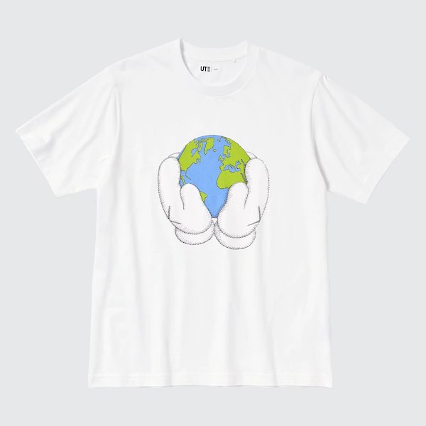 Kaws Peace For All Uniqlo, Men's Fashion, Tops & Sets, Tshirts & Polo ...