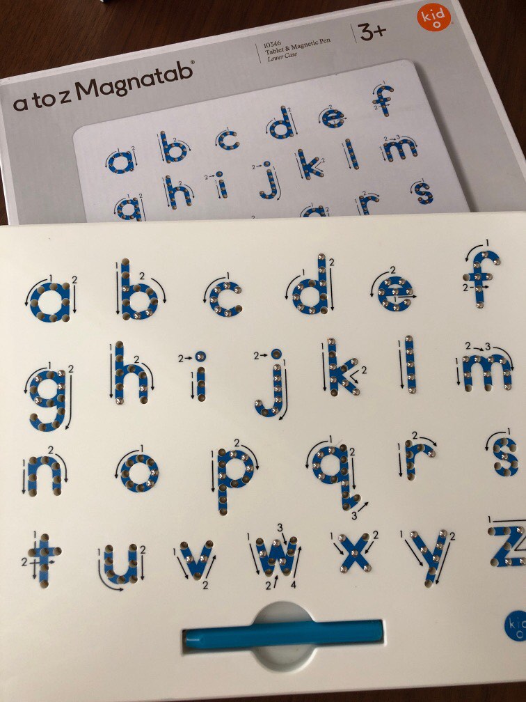 Kid O A to Z Magnatab (lowercase), Hobbies & Toys, Stationery & Craft ...