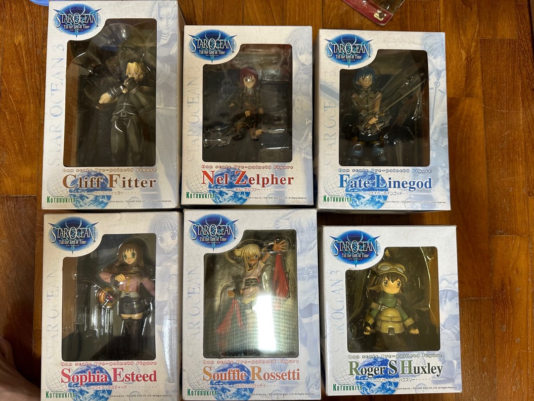Kotobukiya Star Ocean Figure (set of 6), Hobbies & Toys, Toys & Games ...