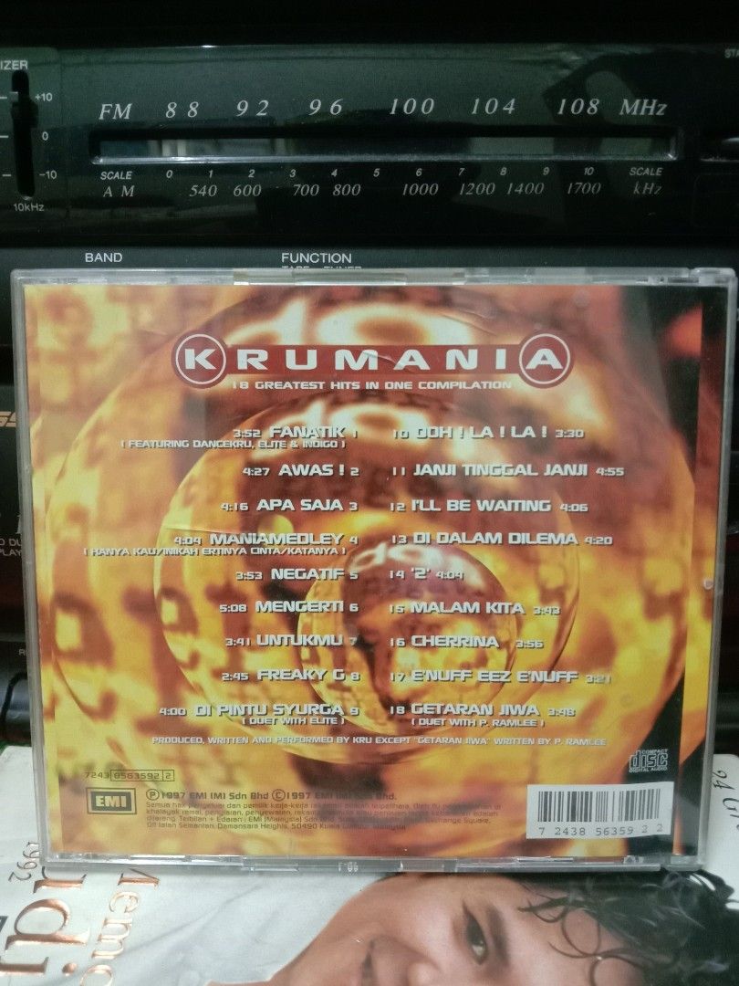 KRU - Krumania, Hobbies & Toys, Music & Media, CDs & DVDs on Carousell