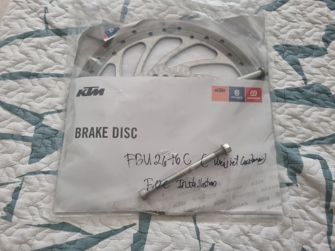 KTM Duke 390 original brake disc, Motorcycles, Motorcycle Accessories ...