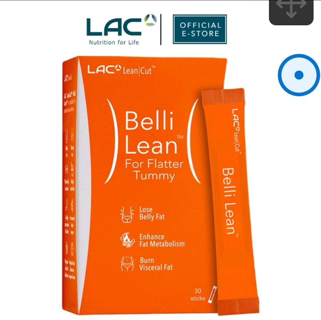 [LAC LEANCUT] BELLI LEAN FOR FLATTER TUMMY 30 STICK'S! WEIGHT LOSS/CUT ...