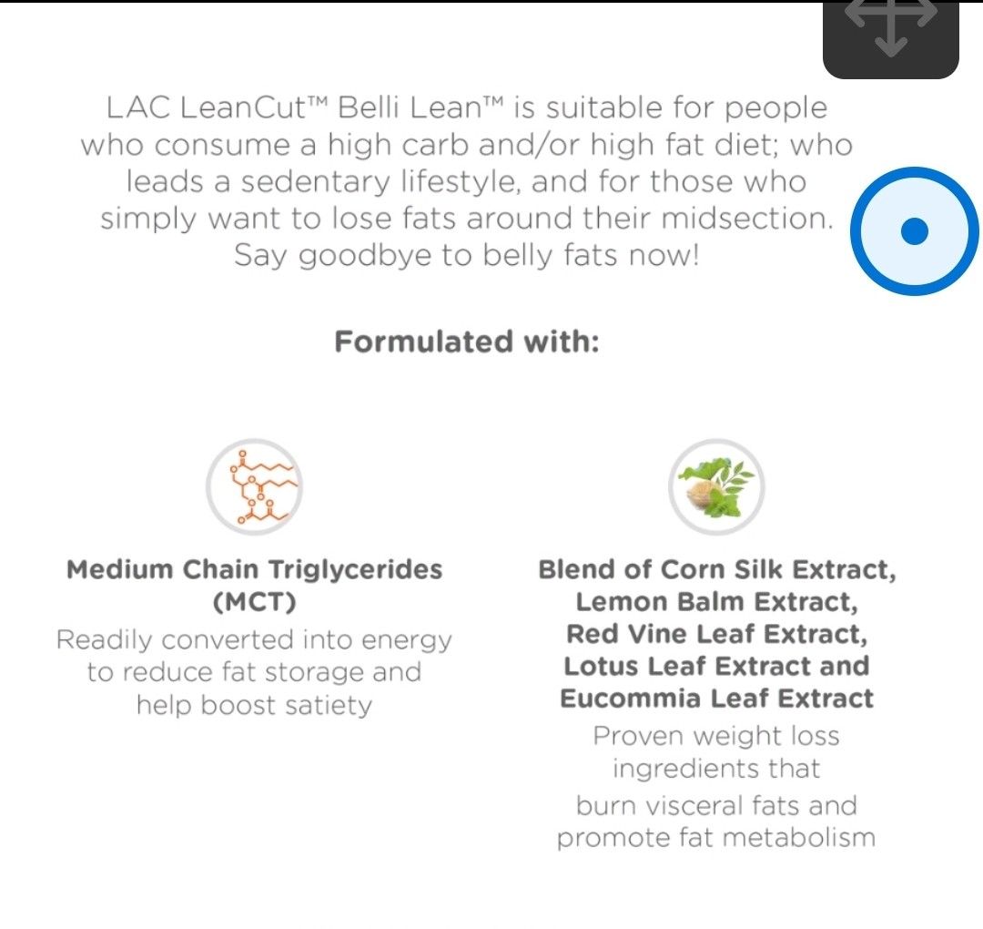 [LAC LEANCUT] BELLI LEAN FOR FLATTER TUMMY 30 STICK'S! WEIGHT LOSS/CUT ...