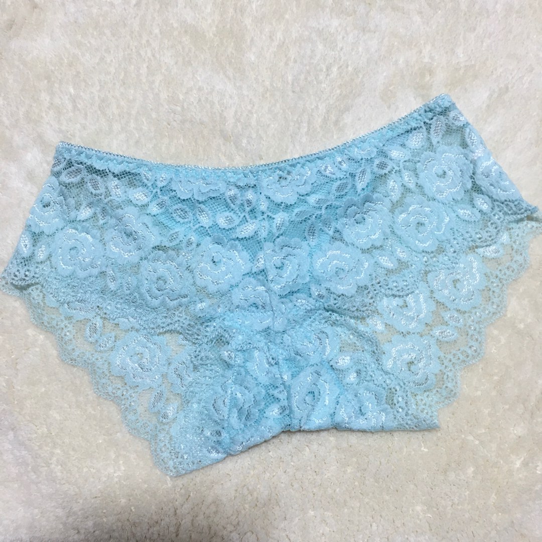 Lacy baby blue panty, Women's Fashion, New Undergarments & Loungewear ...
