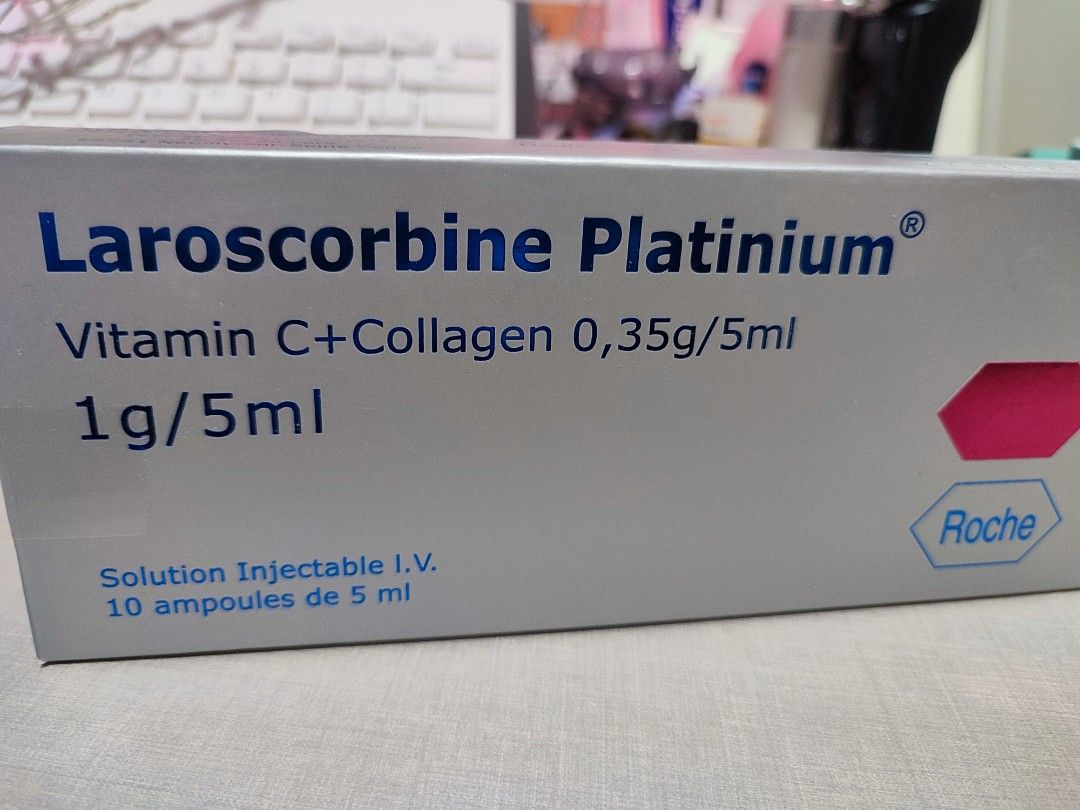 Laroscorbine Platinum Vitamin c + collagen, Health & Nutrition, Health ...