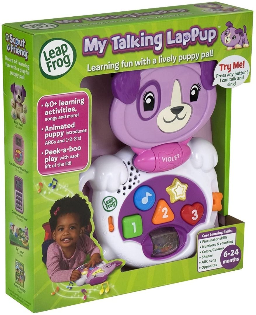 Leapfrog My Talking Lappup (violet), Babies & Kids, Infant Playtime on ...