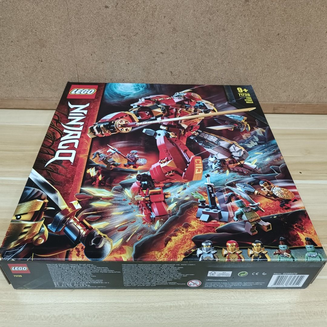 Lego 71720 Ninjago Fire Stone Mech 全新樂高 71720 忍者火焰石機械人, 興趣及遊戲, 玩具 & 遊戲類 ...