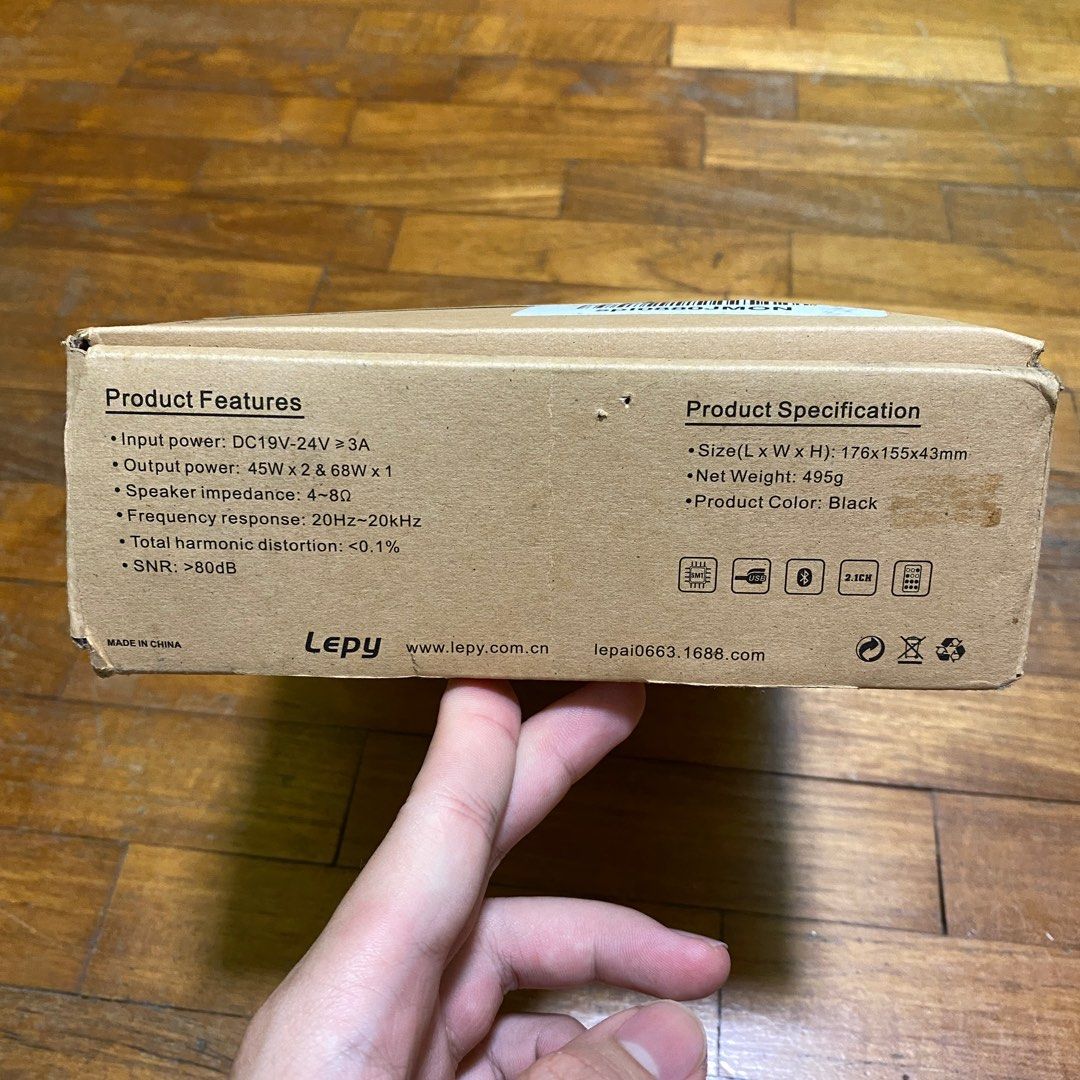 Lepy LP-168 Plus 2.1 amplifier, TV & Home Appliances, TV ...