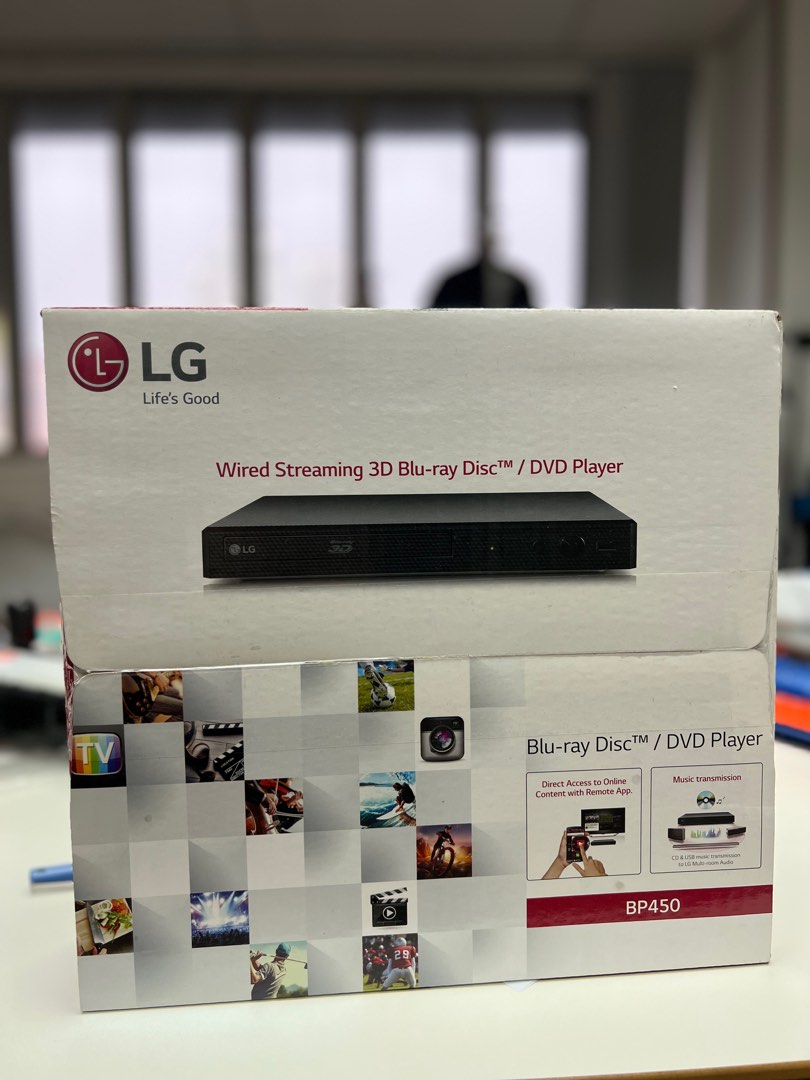 LG BP450 Blu-ray 3D and DVD player, TV & Home Appliances, TV ...