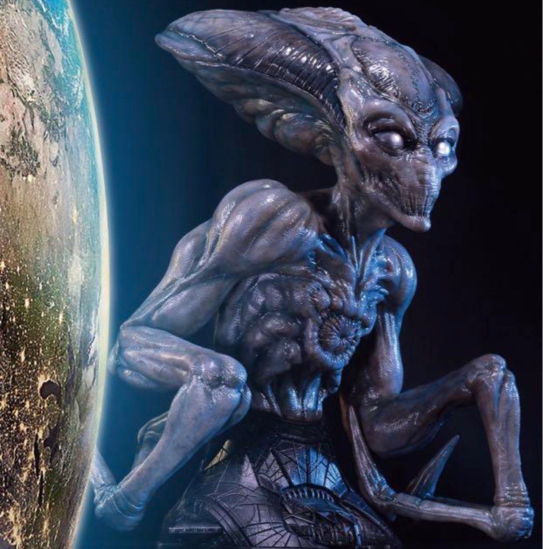 Life Size Bust Independence Day Resurgence Alien, Hobbies & Toys, Toys ...