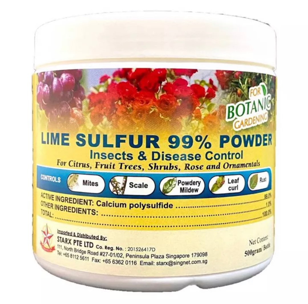 Lime Sulfur, pesticide & fungicide powder (400g), Furniture & Home ...