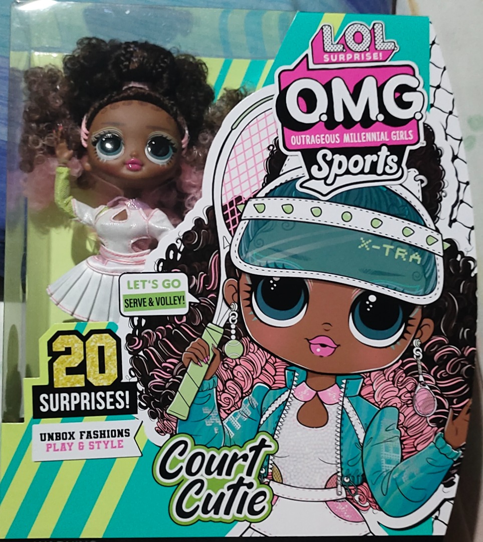 L.O.L. Surprise O.M.G. Sports Fashion Doll Court Cutie with 20 ...
