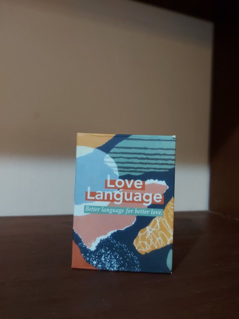 Love language card game, Hobbies & Toys, Toys & Games on Carousell