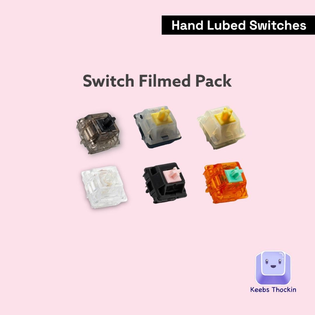 [Lubed] Filmed Switch Sample Pack, Computers & Tech, Parts ...