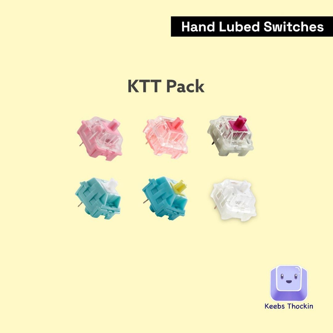 [Lubed] KTT Switch Sample Pack, Computers & Tech, Parts & Accessories, Computer Keyboard on ...