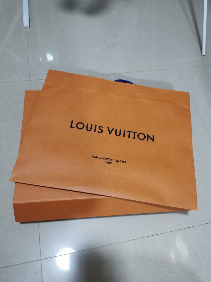 Lv paper bag, Luxury, Bags & Wallets on Carousell
