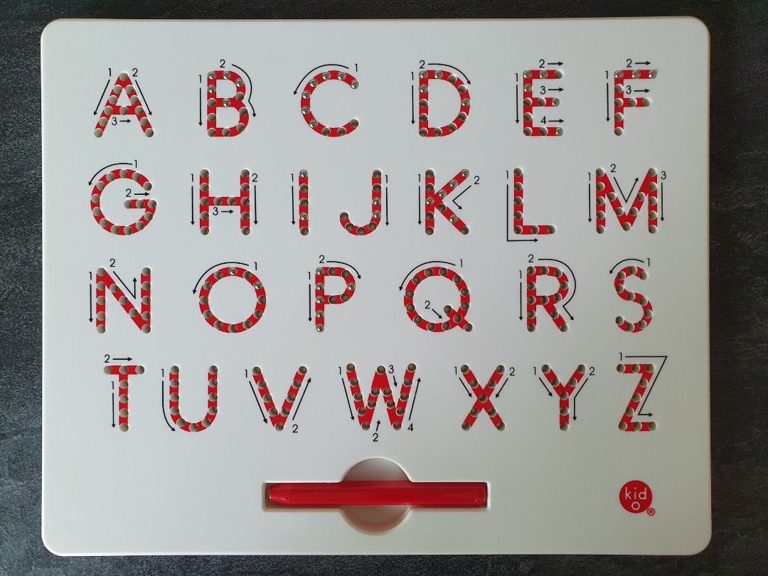 Magnetic Alphabet Trainer, Hobbies & Toys, Toys & Games on Carousell