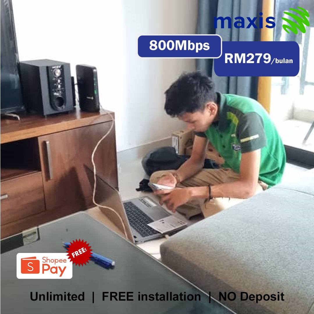 Maxis Home Fibre, Services, Home Services, Others on Carousell