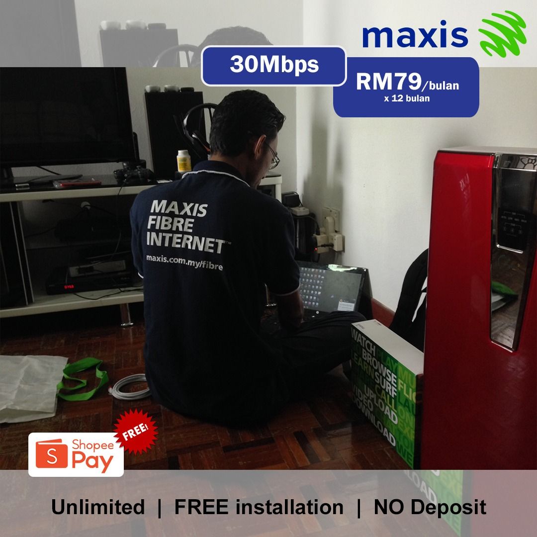 Maxis Home Fibre, Services, Home Services, Others on Carousell