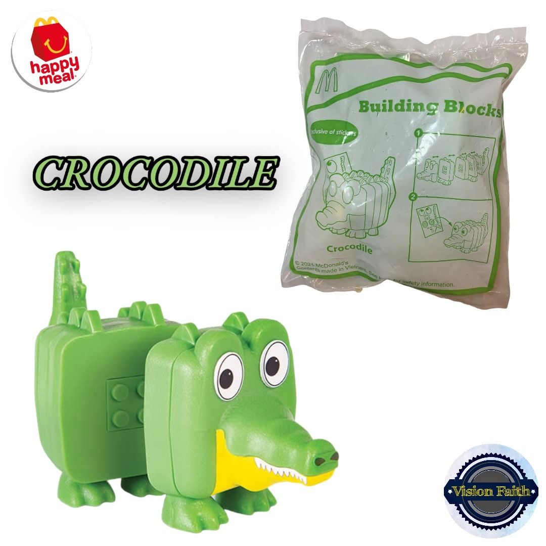 McDonald's 2021 Happy Meal Toys - BUILDING BLOCKS ANIMALS, Hobbies ...