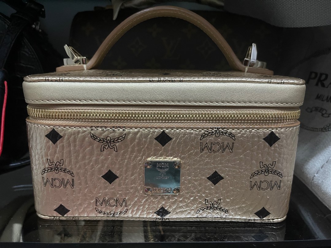 MCM vanity bag (Original), Luxury, Bags & Wallets on Carousell