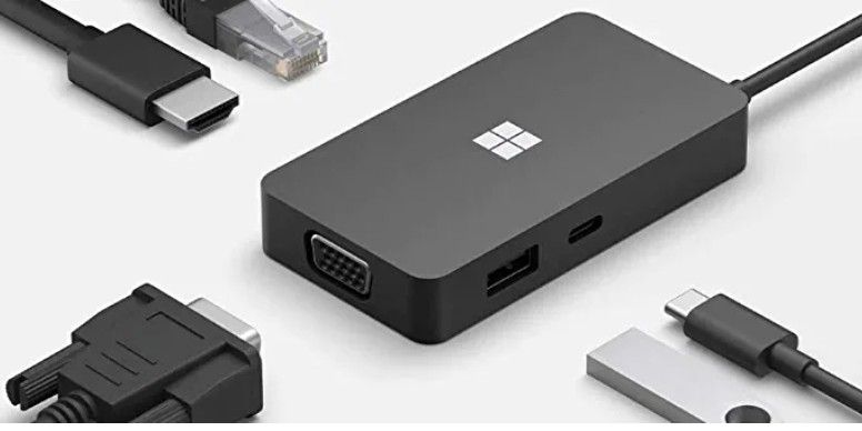 Microsoft SWV-00006 USB-C Travel Hub : Docking Station Lightweight ...