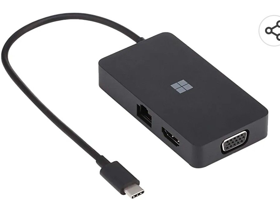 Microsoft SWV-00006 USB-C Travel Hub : Docking Station Lightweight ...