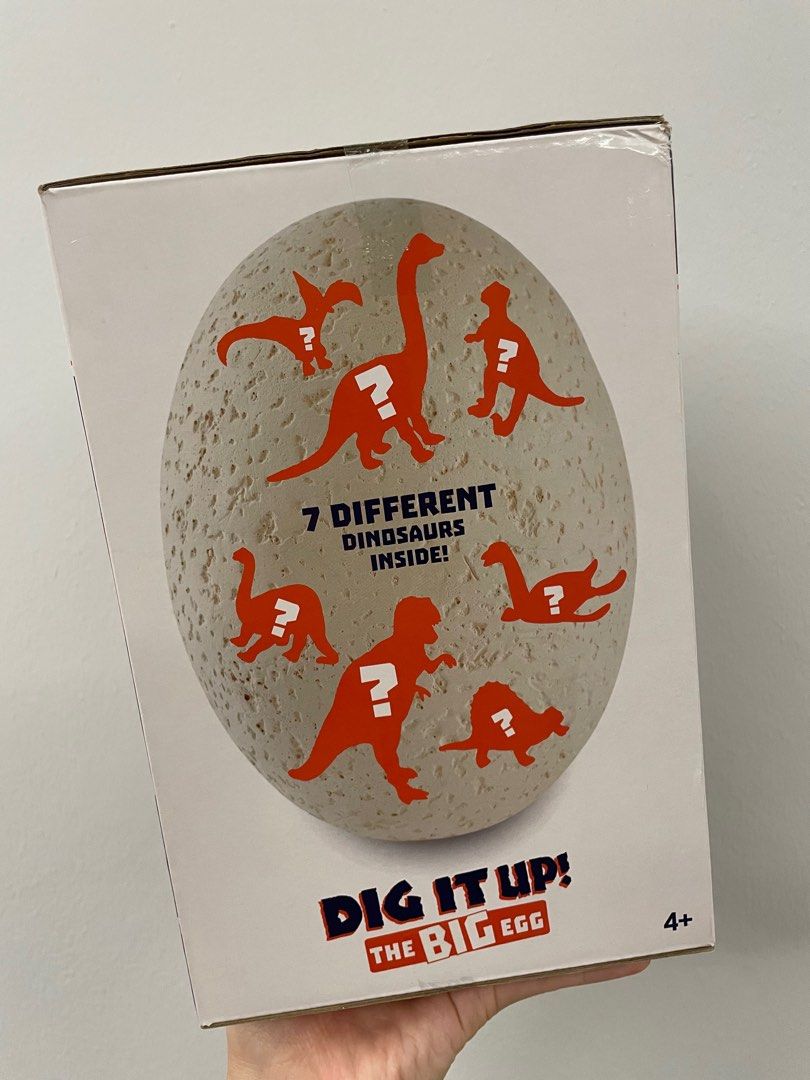 MindWare Dig It Up, The Big Egg Dinosaur Excavation Kit, Hobbies & Toys ...