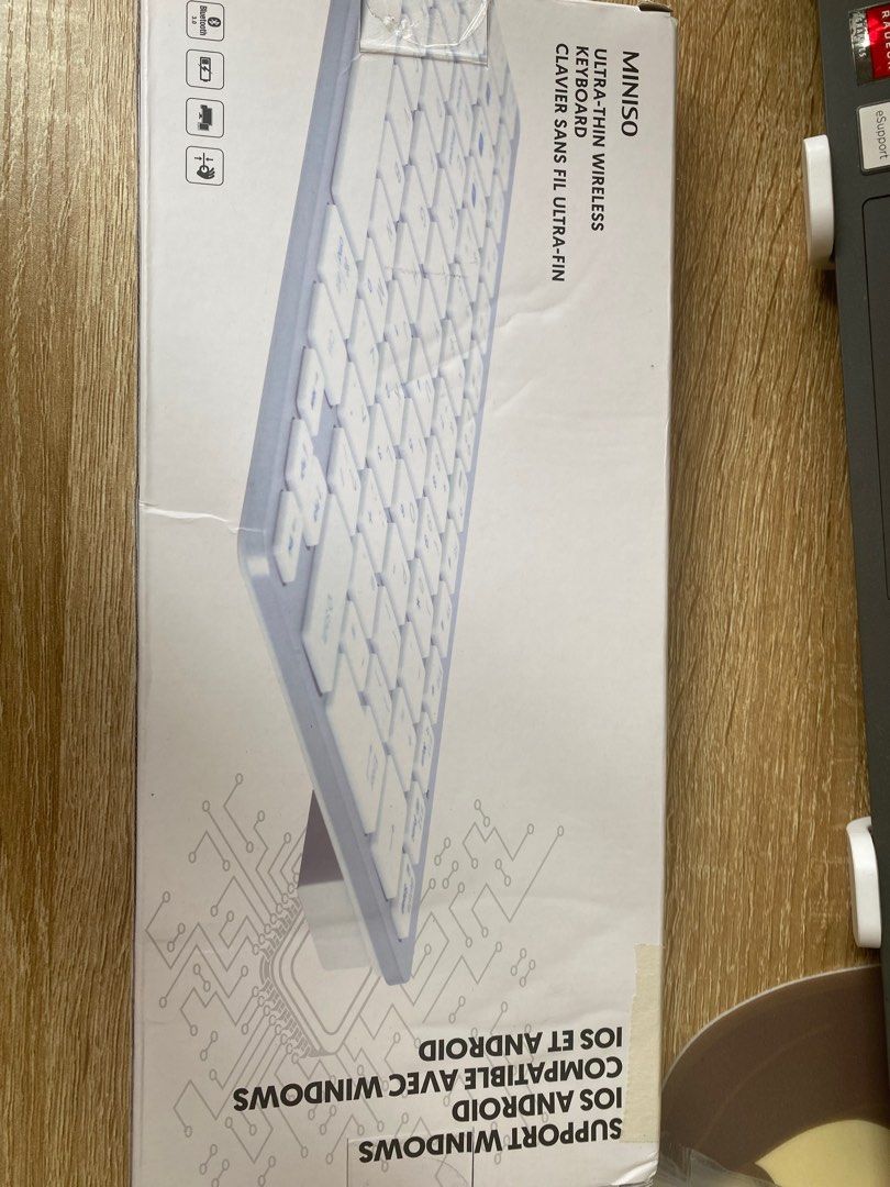 Miniso Wireless Keyboard Computers And Tech Parts And Accessories Computer Keyboard On Carousell