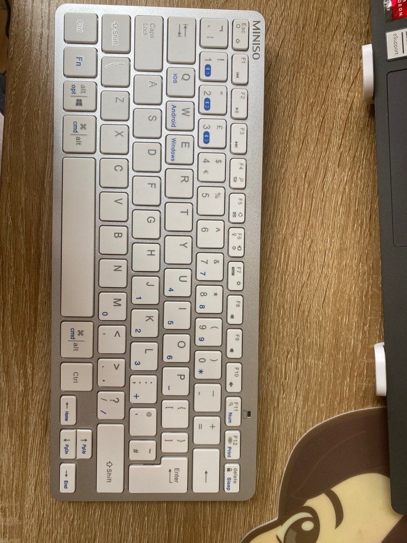 Miniso Wireless Keyboard Computers And Tech Parts And Accessories Computer Keyboard On Carousell