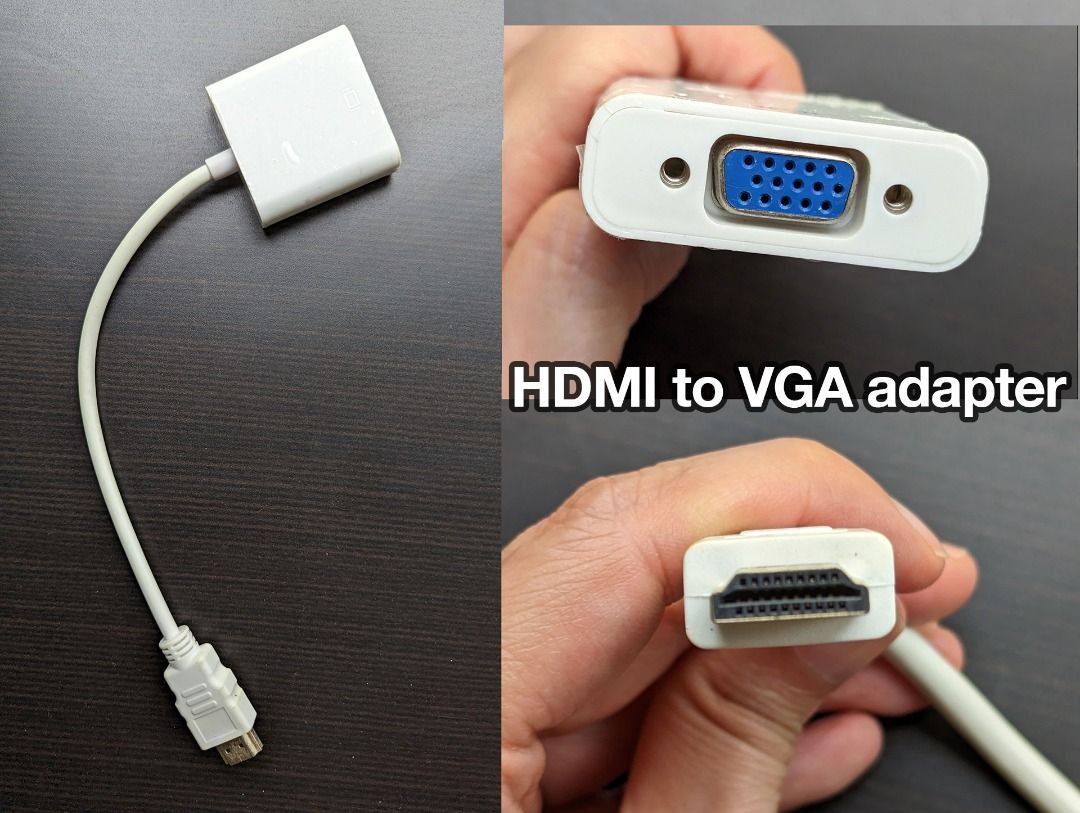 Misc Apple Mac adapter cables display connector ADC DVI VGA HDMI DVI-D ...