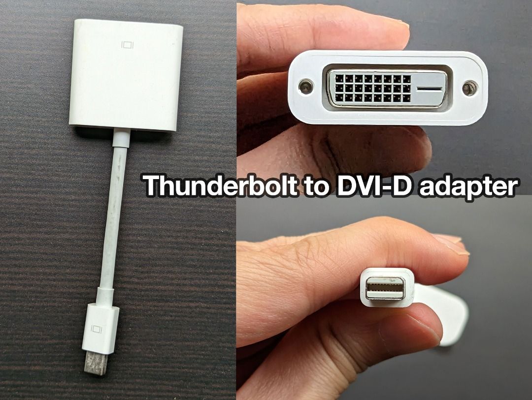 Misc Apple Mac adapter cables display connector ADC DVI VGA HDMI DVI-D ...