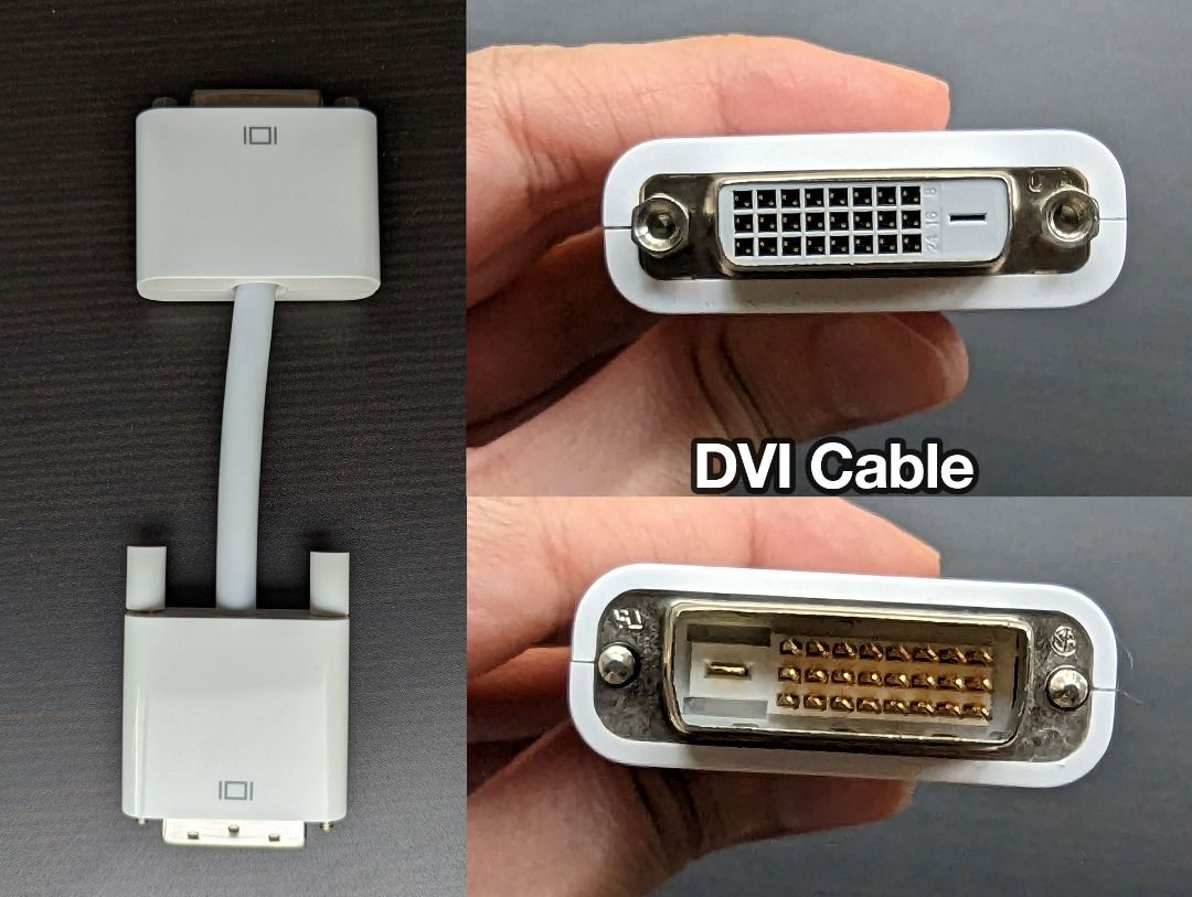 Misc Apple Mac adapter cables display connector ADC DVI VGA HDMI DVI-D ...