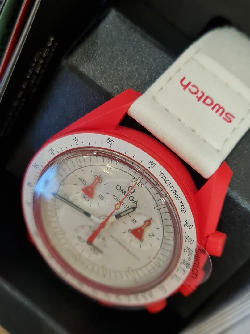 Mission to Mars swatch omega, Luxury, Watches on Carousell